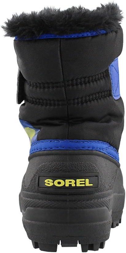 SOREL – Youth Snow Commander Snow Boots for Kids(Black/Super Blue) - SOREL