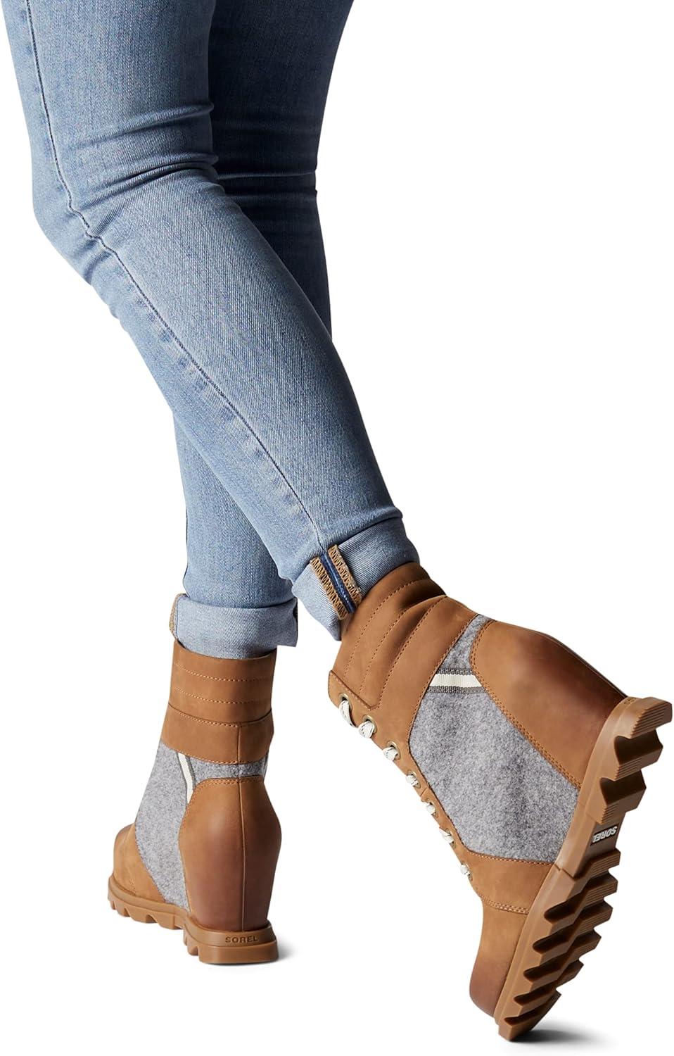 Sorel Women’s Joan of Arctic Wedge III Lexie Boot — Waterproof Leather ...