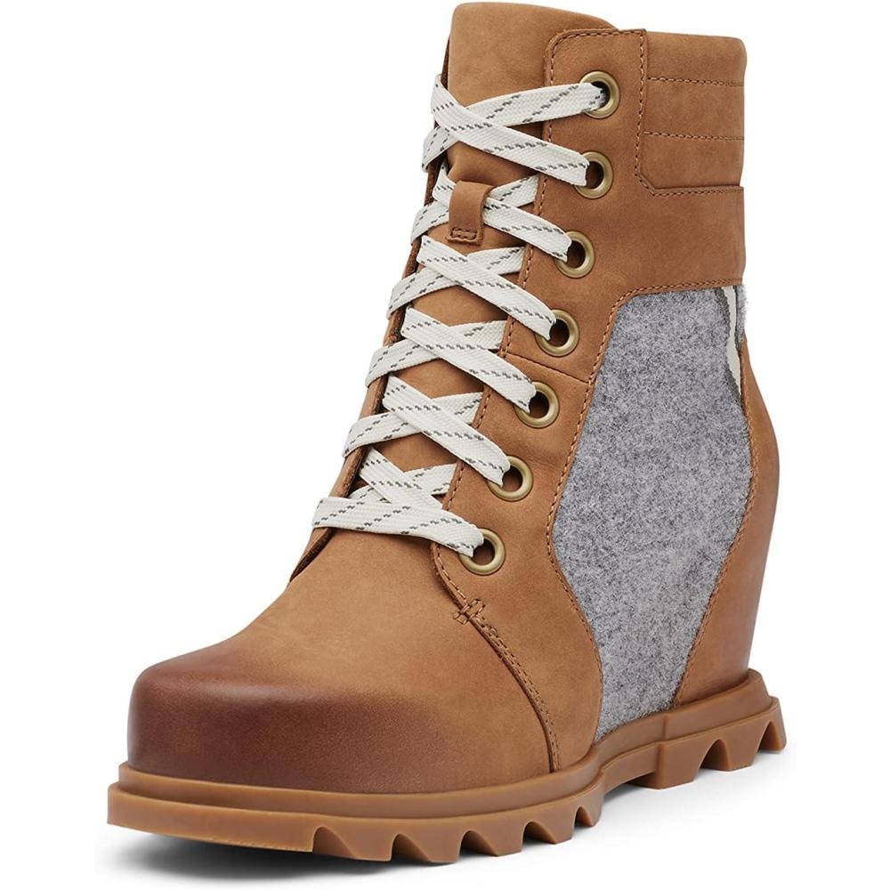 Sorel Women’s Joan of Arctic Wedge III Lexie Boot — Waterproof Leather ...